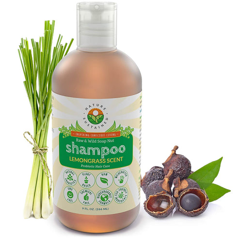 Natural Soapnut Shampoo - Organic, Raw, Wildcrafted, Probiotic, Vegan ...