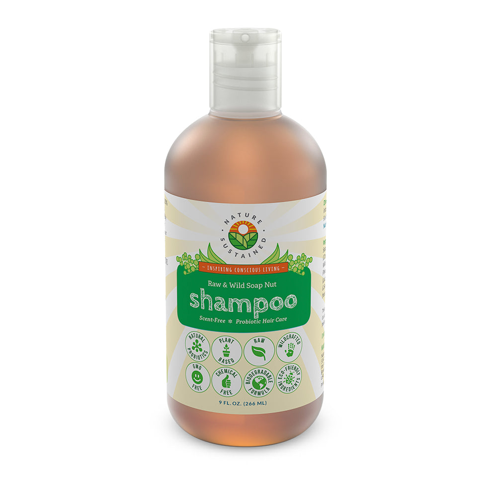 Natural Soapnut Shampoo - Organic, Raw, Wildcrafted, Probiotic, Vegan ...